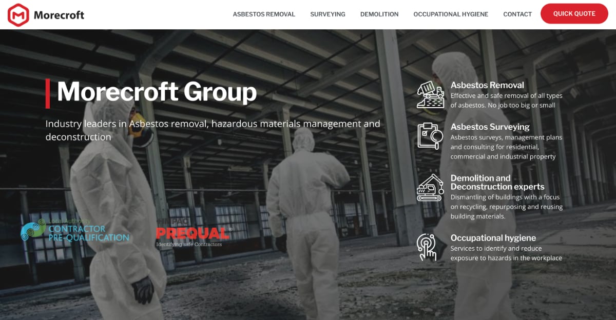 Quick Quote | Morecroft